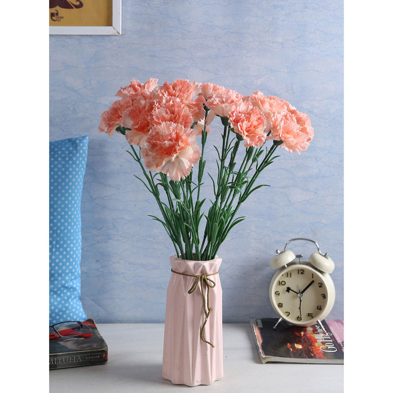 Buy Fourwalls Artificial Single Carnation Flower Sticks for Home Decor ...