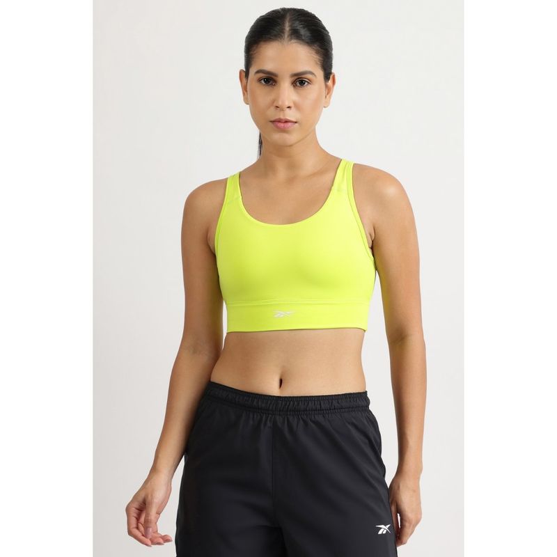 Buy Reebok Women Yellow Sports Bra Online