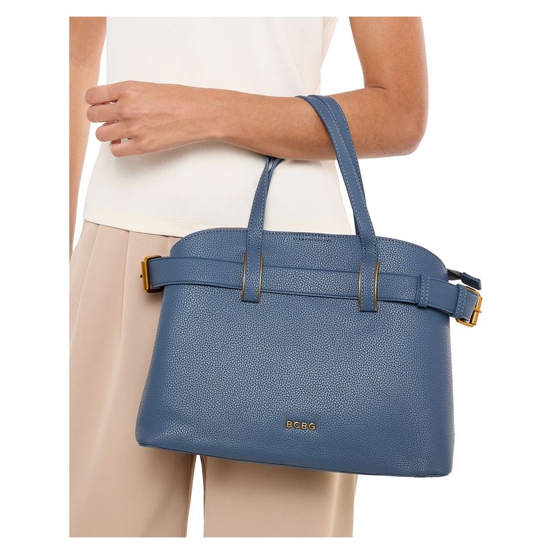 Buy BCBG Blue Top Handle Handbag and Detachable Strap Online