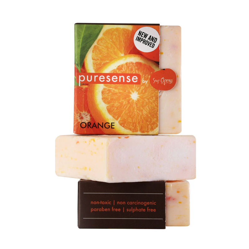 PureSense Fruit Soap Sulphate and Paraben Free - Orange: Buy PureSense ...