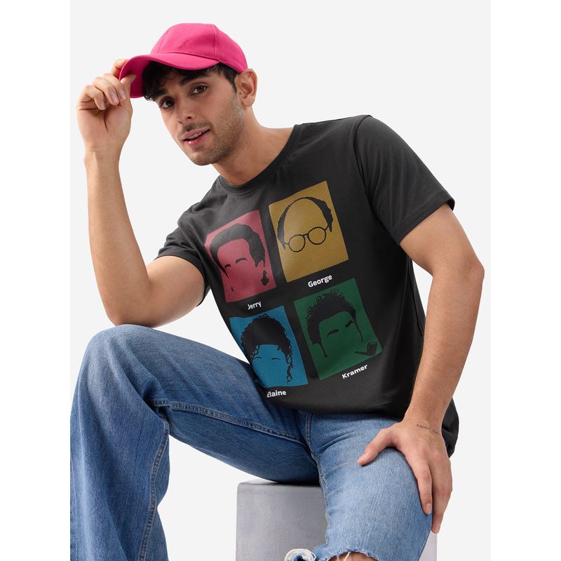 Buy The Souled Store Official Seinfeld Faces T-Shirt Online