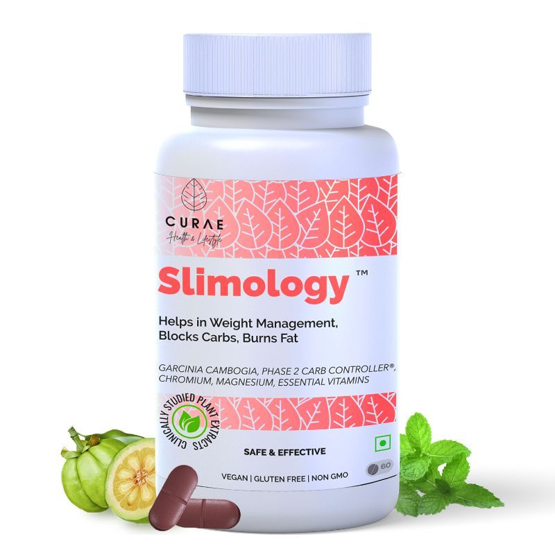 Buy Curae Health Slimology - Weight Loss Fat Burner Vegan Tablets Online