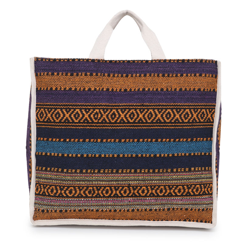 Buy Anekaantmulti-color Striped Dari Handheld Bag Online