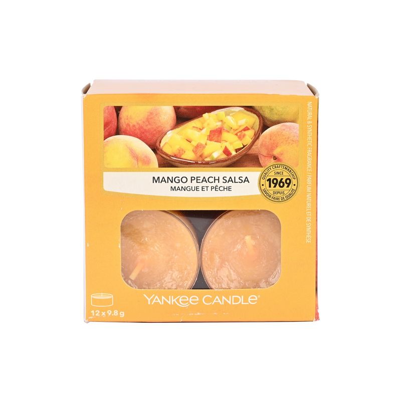 Buy Yankee Candle Mango Peach Salsa Original Tealights Scented Online
