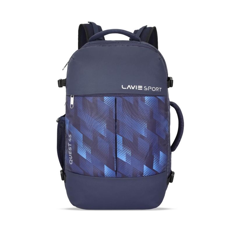 Buy Lavie Sport Unisex Blue Quest 45L Laptop Overnighter with Rain ...