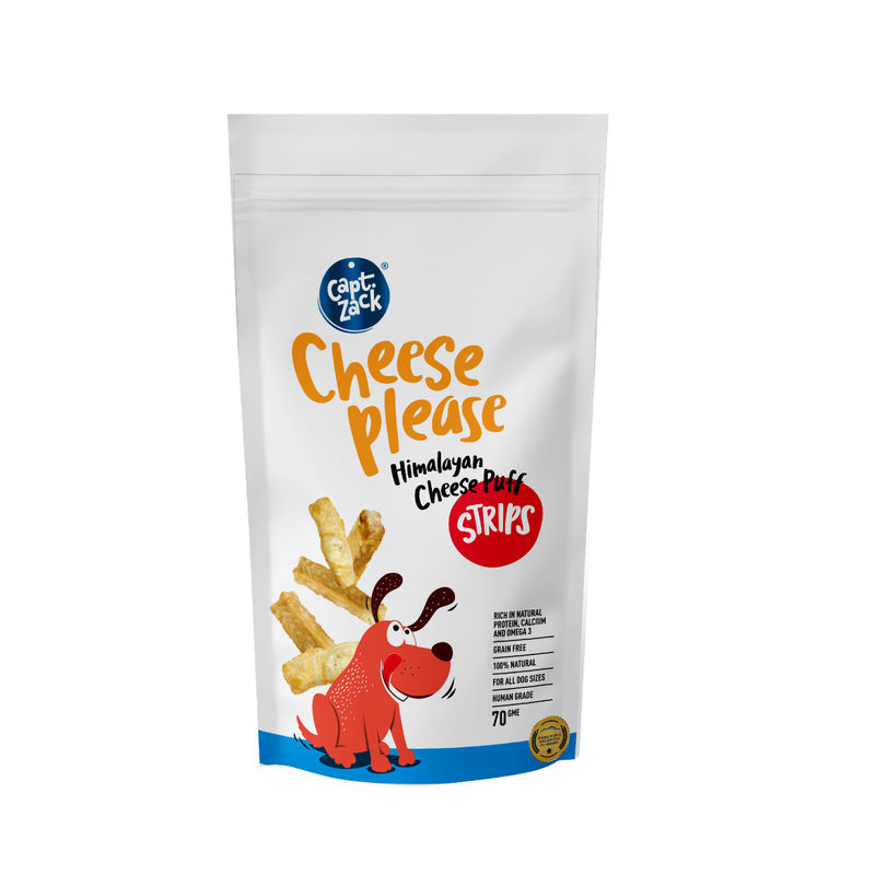 Buy Captain Zack Cheese Please Himalayan Cheese Puff Strips For Dog Online
