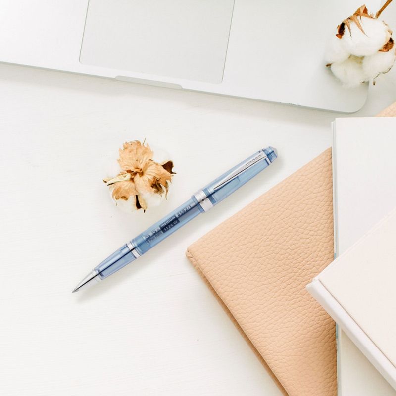 Buy Cross Bailey Light Translucent Navy Blue Resin Ballpoint Pen Online