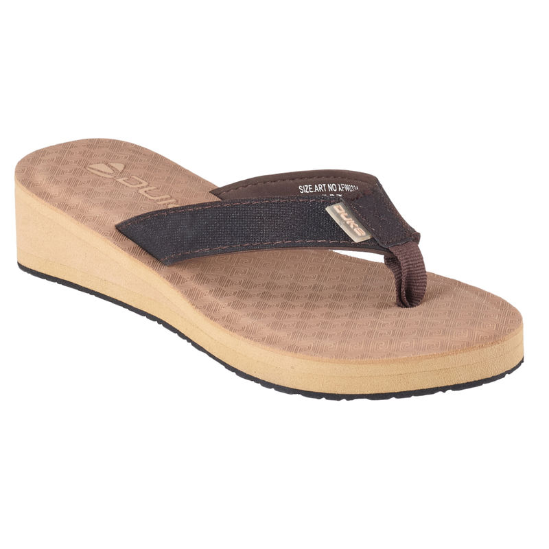 Buy Duke Solid-plain Tan Wedges Online