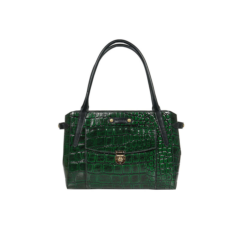 Buy Hidesign Green Genuine Leather Womens Shoulder Bag Online