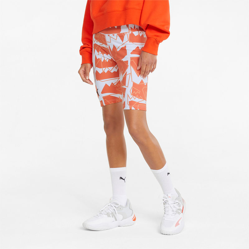 Buy Puma Give Buckets Biker Printed Women's Basketball Shorts Online