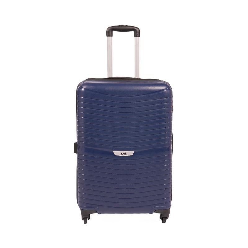 Buy Zouk Navy Blue Zoya Trolley Bag Online