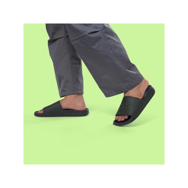 Buy SOLETHREADS Slides Supreme White Solid Men Sliders Online