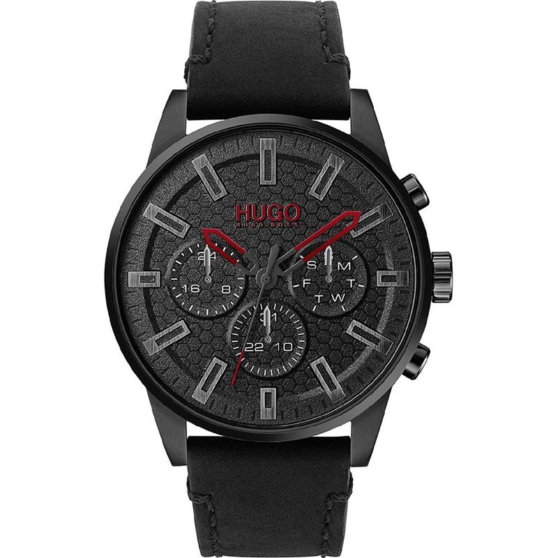 Buy Hugo Seek Analog Black Dial Watch - 1530149 Online