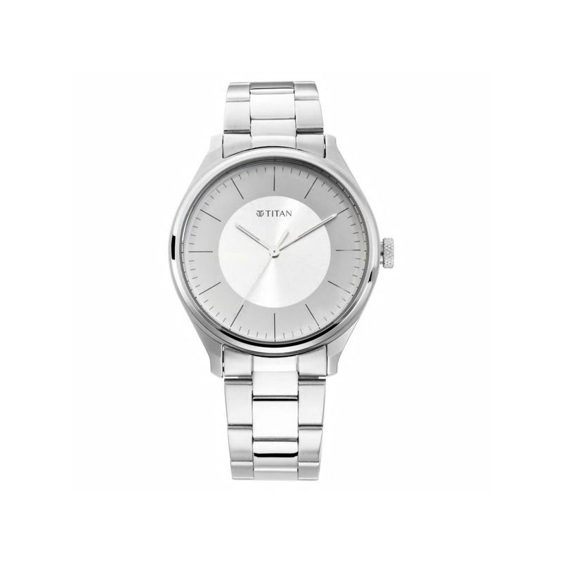 Titan NN1802SM03 Silver Dial Analog Watch For Men NN1802SM03: Buy Titan ...