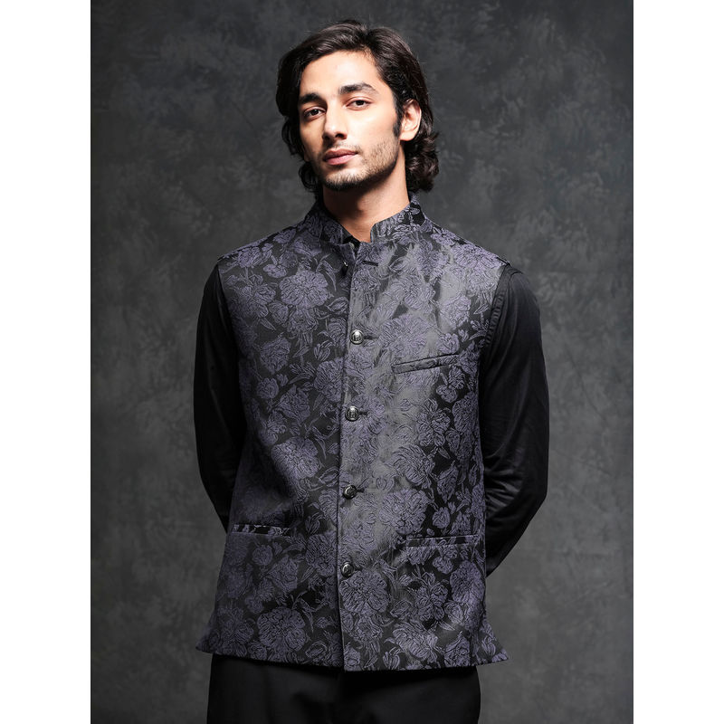 Buy Rare Rabbit Floral Jacquard Bandi Online