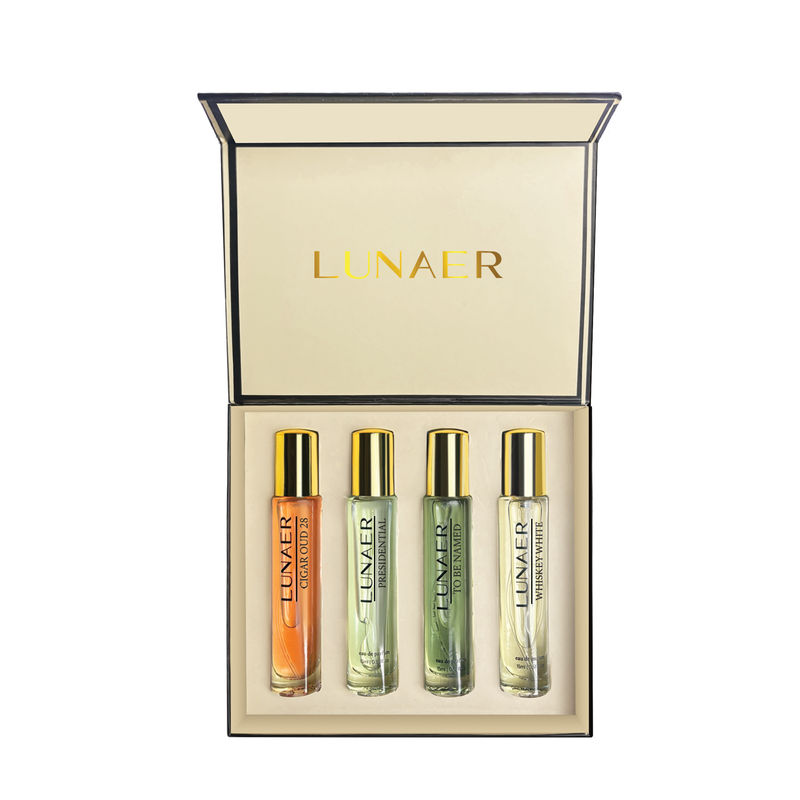 Buy Lunaer Luxury Perfumes Gift Set Of 4 For Men, Long Lasting Fresh ...