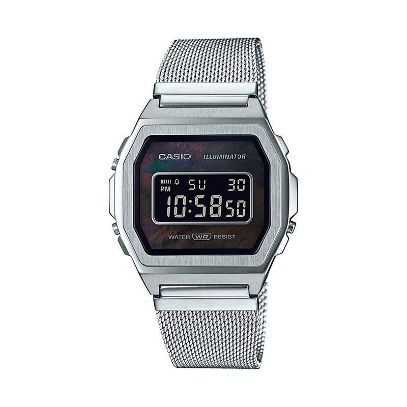 Buy Casio D194 Vintage Mesh Band ( A1000M-1BEF ) Digital Watch - For ...