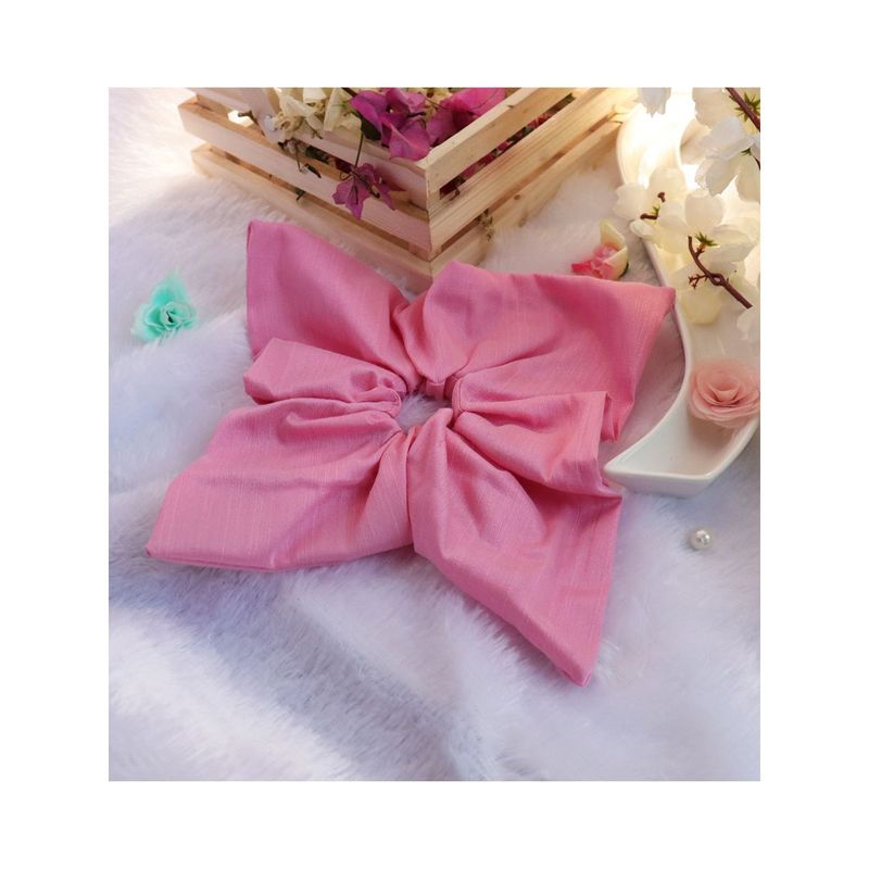 Buy Soho Boho Studio Blush Pink Square Oversized Scrunchies Online