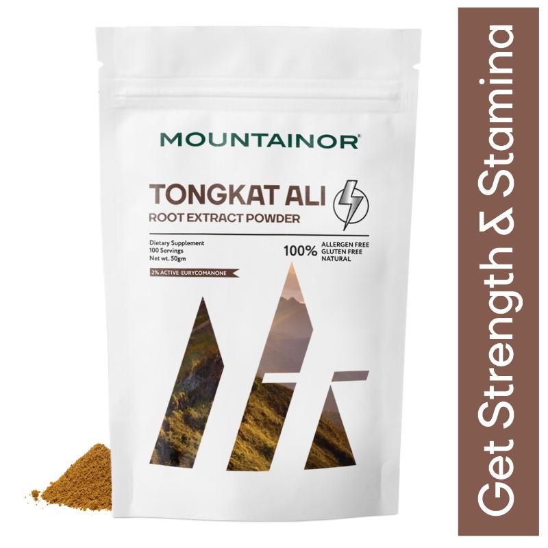 Buy Mountainor Tongkat Ali Root Extract Powder With 2% Active ...