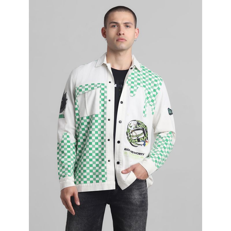 Buy Jack & Jones Rick & Morty White Regular Fit Shirt Online