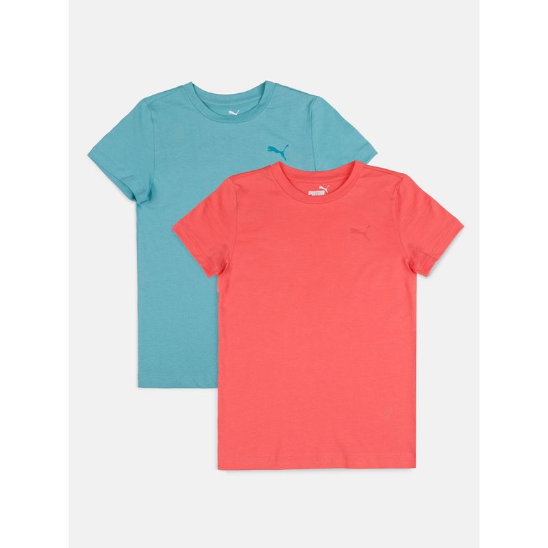 Buy Puma Girls Red T-shirt (pack Of 2) Online
