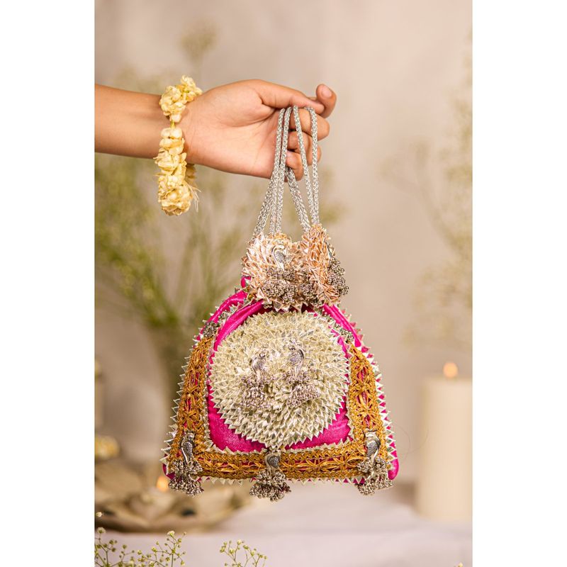 Buy 5 Elements by Radhika Gupta Mayra -Pink Potli Online