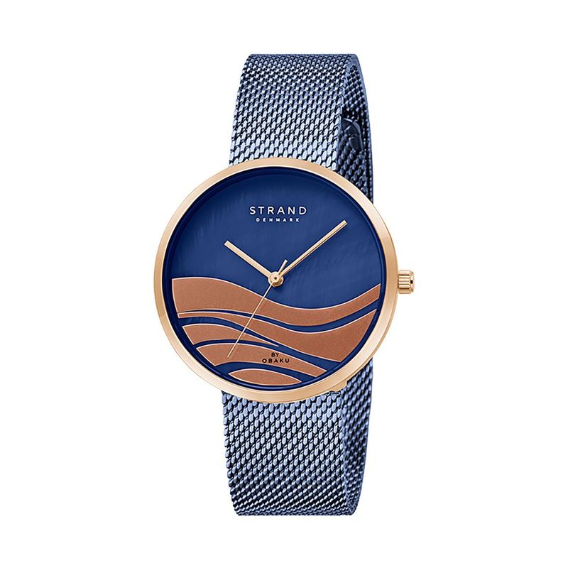 Buy Strand By Obaku Wave Ocean Mop Dial Quartz Watch For Women ...