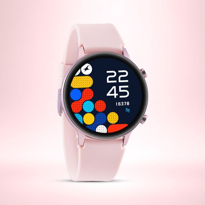 Buy Fastrack Reflex Play and Smart Watch with Silicone Pink Strap Online