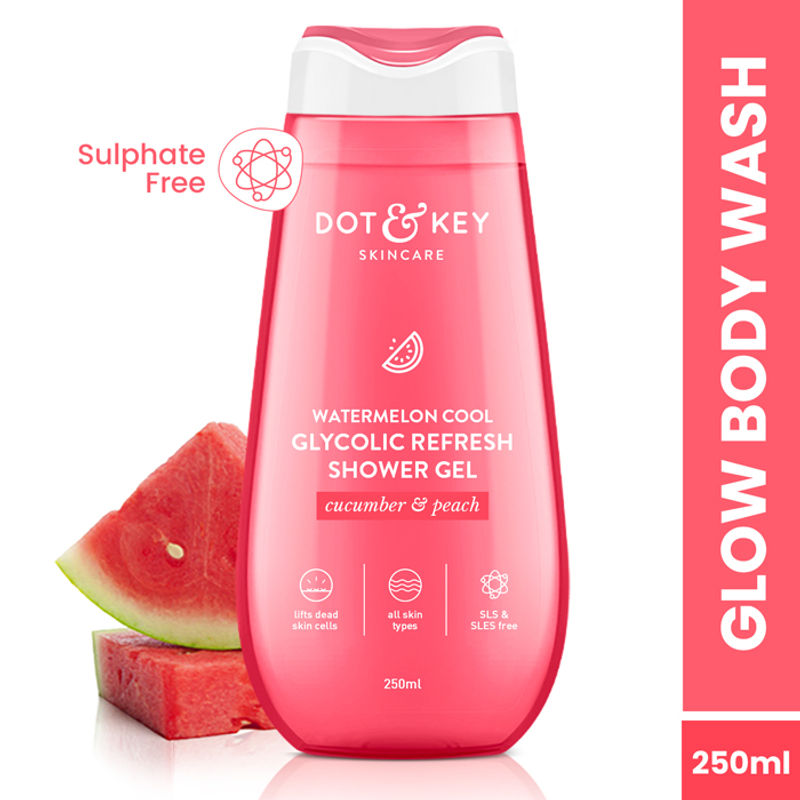 Buy Watermelon Cool Glycolic Refresh Shower Gel, With Peach & Cucumber ...