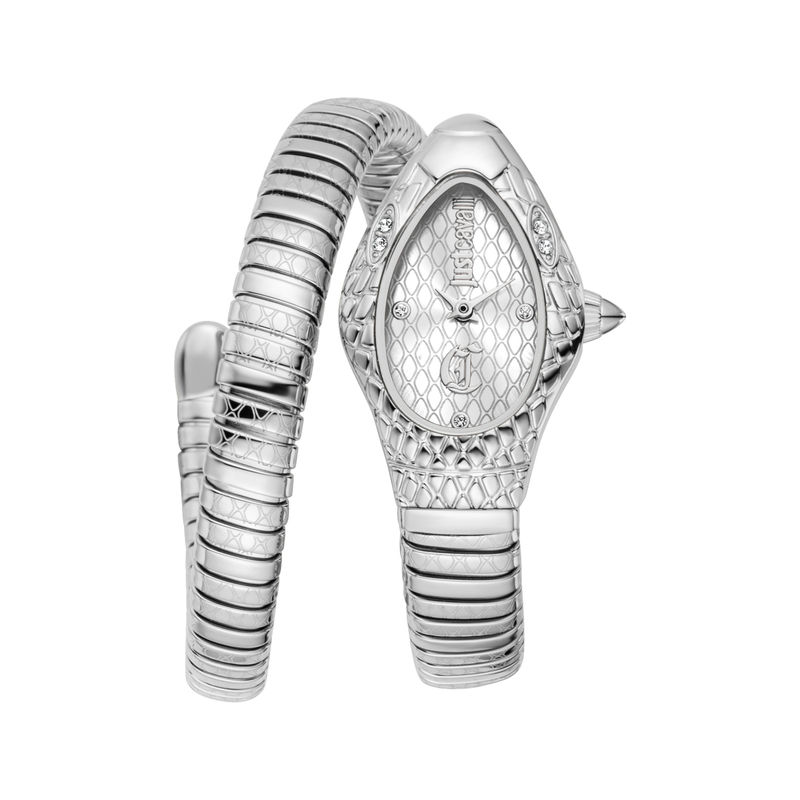 Buy Just Cavalli Silver Dial Vetra Analogue Women Casual Watch (JC1L373M1015) (M) Online