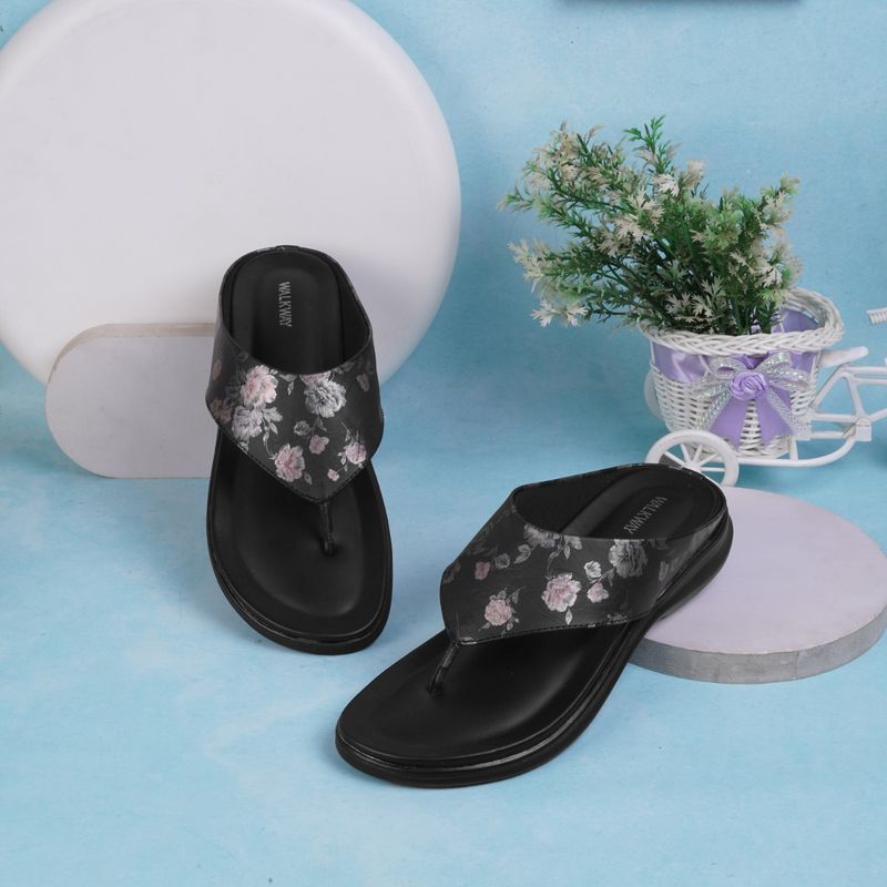 Buy Walkway Black Casual Sandals Online