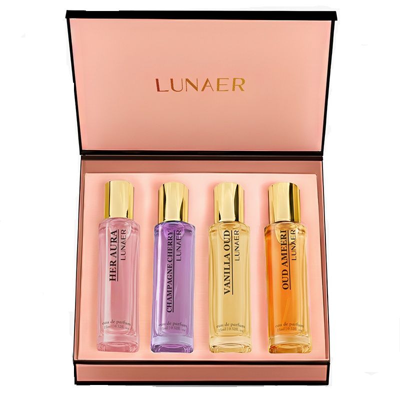 Buy Lunaer Luxury Perfumes Gift Set Of 4 For Women, Long Lasting Fruity ...
