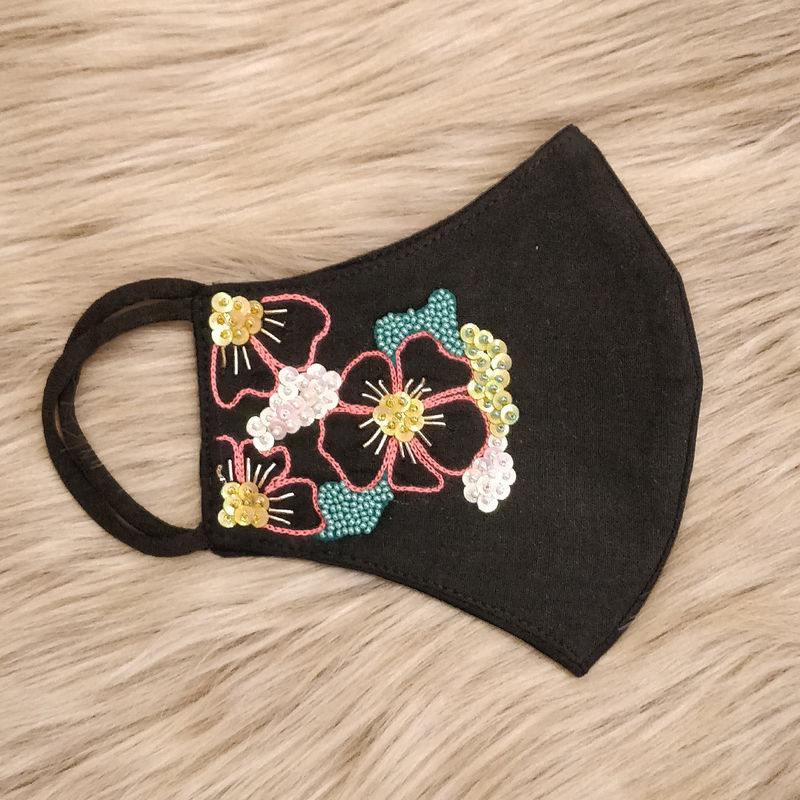 Buy Diya Aswani Black Coral Reef Mask Online