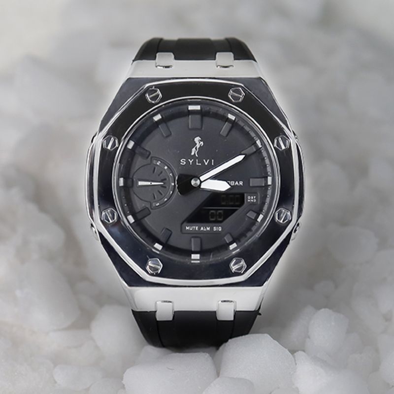 Buy Sylvi RIG ONE Silicon starp Analog Digital watch 101 Online