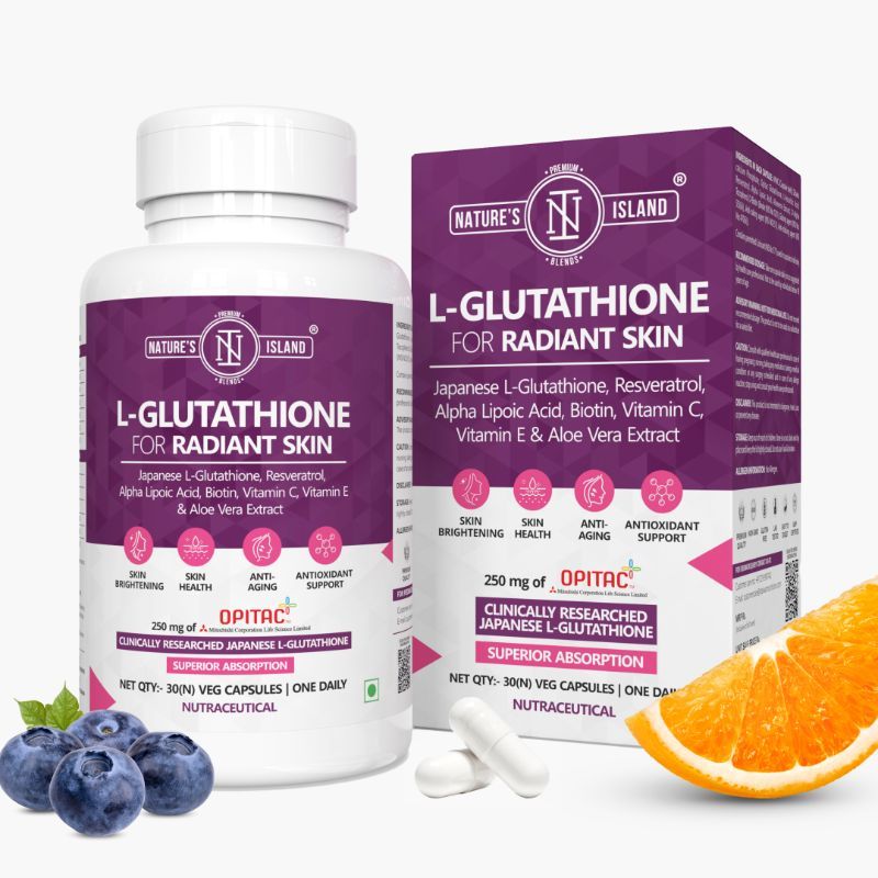 Buy Nature's Island L-Glutathione Capsules For Radiant Skin Online