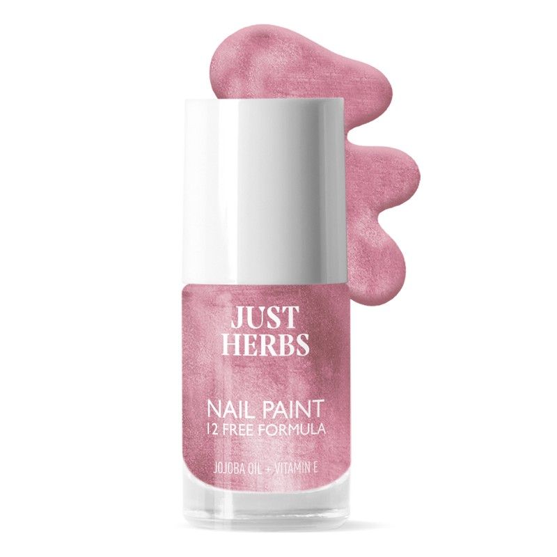 Buy Just Herbs 12 Chemical Free Formula Nail Polish - Gleaming Orchid ...
