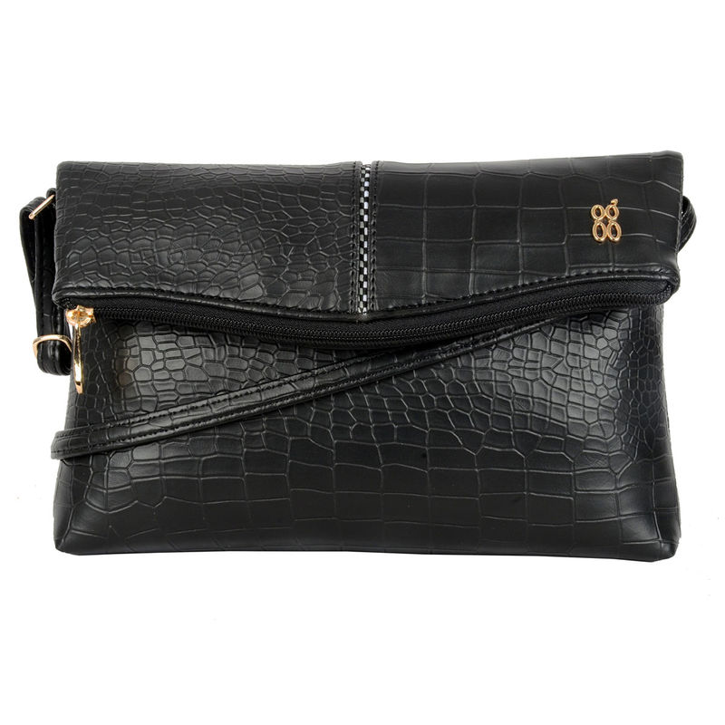 Buy Baggit Gg By Women Stencil Small Black Sling Bag (S) Online