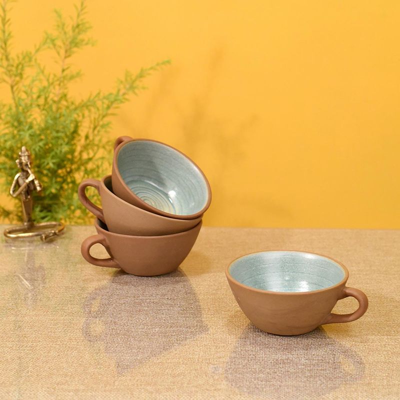 Aakriti Art Creations Desert Sand Coffee Mugs Set of 4: Buy Aakriti Art ...