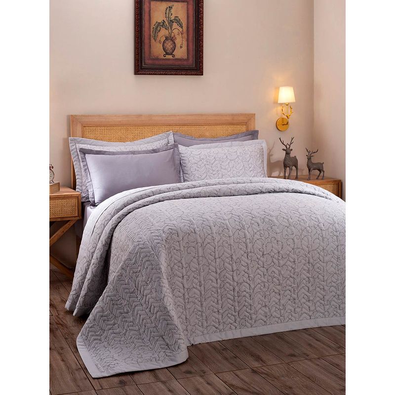 Maspar Vintage Exotic Heritage Leafy Swirl 100 Gsm Cotton Quilted ...