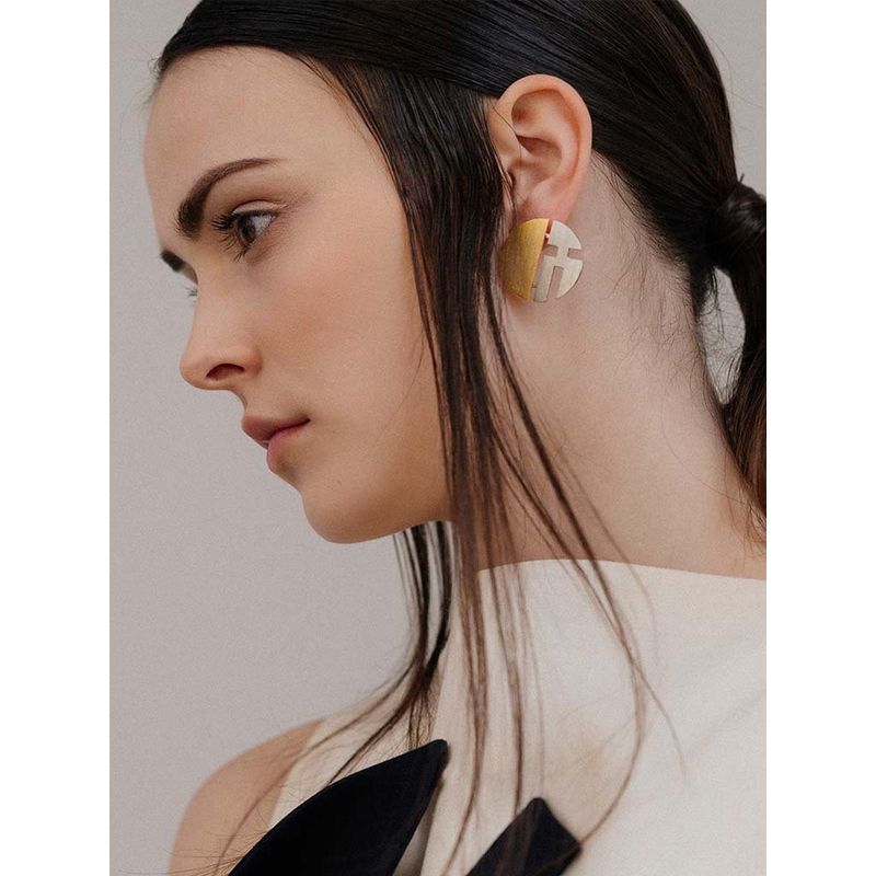 Buy DE'ANMA Aldikatu Gold Studs Online
