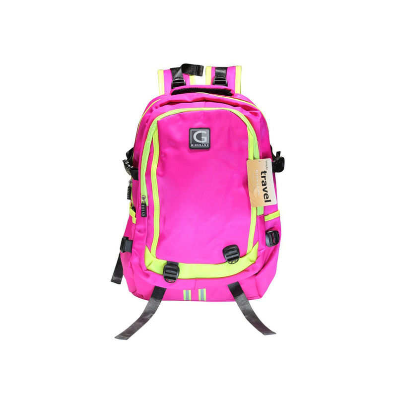 Buy Giordano Men's & Women's Pink Solid Backpack Online