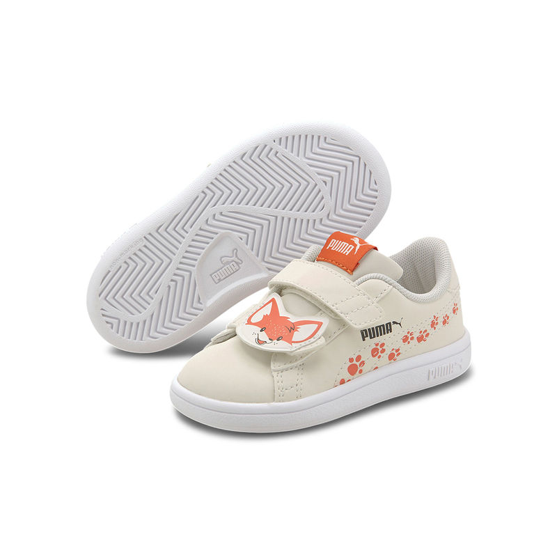 Buy Puma Smash v2 Animals V Babies Beige Printed Casual Shoes Online