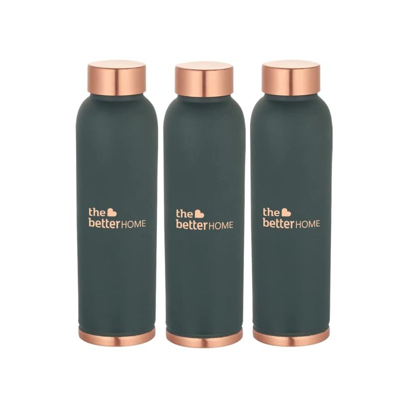 Buy The Better Home Copper Oreo 950ml Bottle Teal Pack of 3 Online