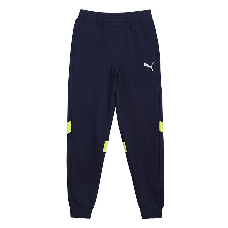 Buy Puma Colour Blocked Active Sports Youth Sweatpants - Navy Blue Online