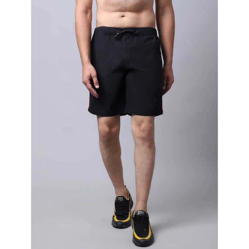 Buy Cantabil Men Navy Blue Shorts Online
