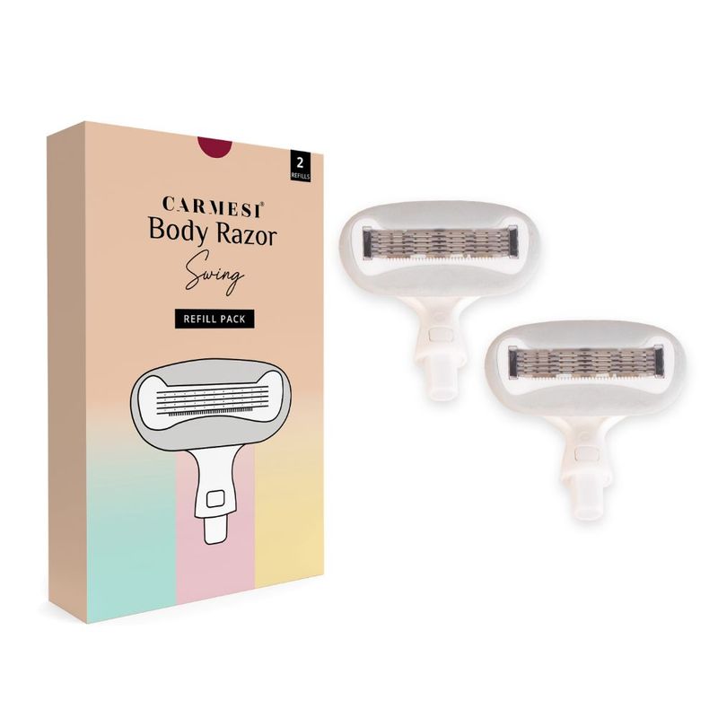 Buy Carmesi Body Razor Swing Blade Refill Pack - Enriched With Aloe ...