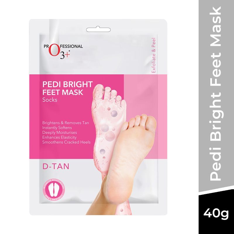 Buy O3+ Professional Pedi Bright Feet Mask Socks - Foot Care Mask for ...