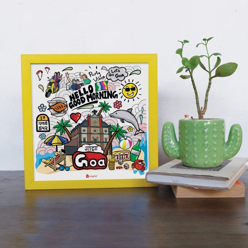 Buy Indigifts Goa Theme Photo Frame (10x12) Online