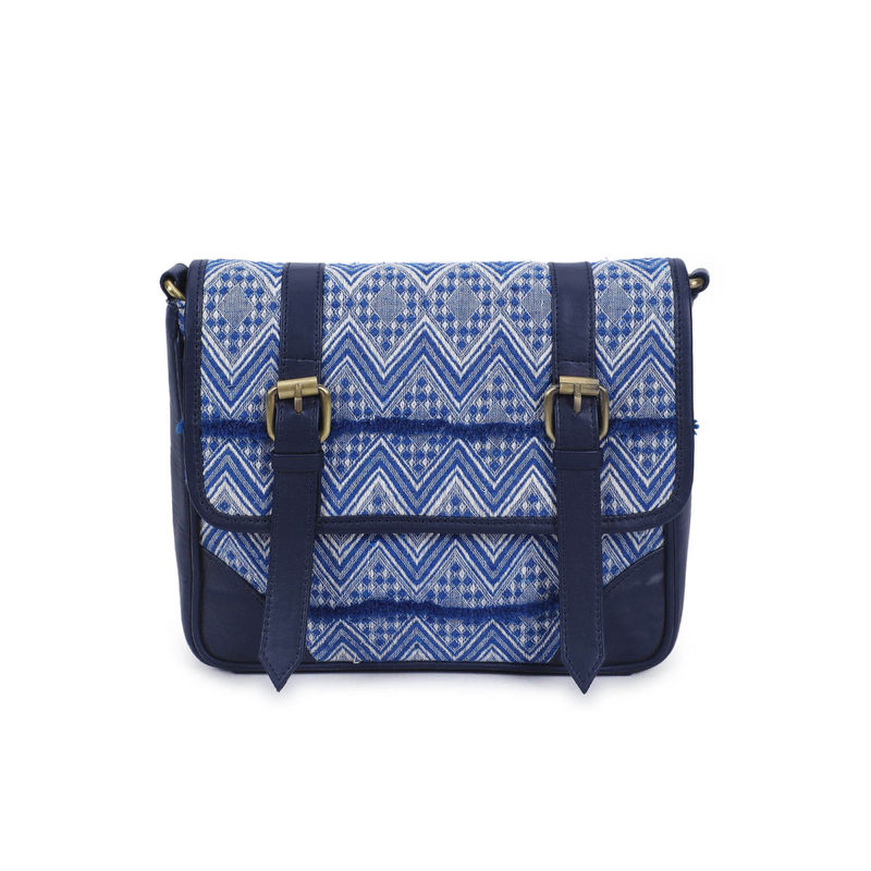 Buy The Purple Sack All Navy Blue Messenger Bag Online