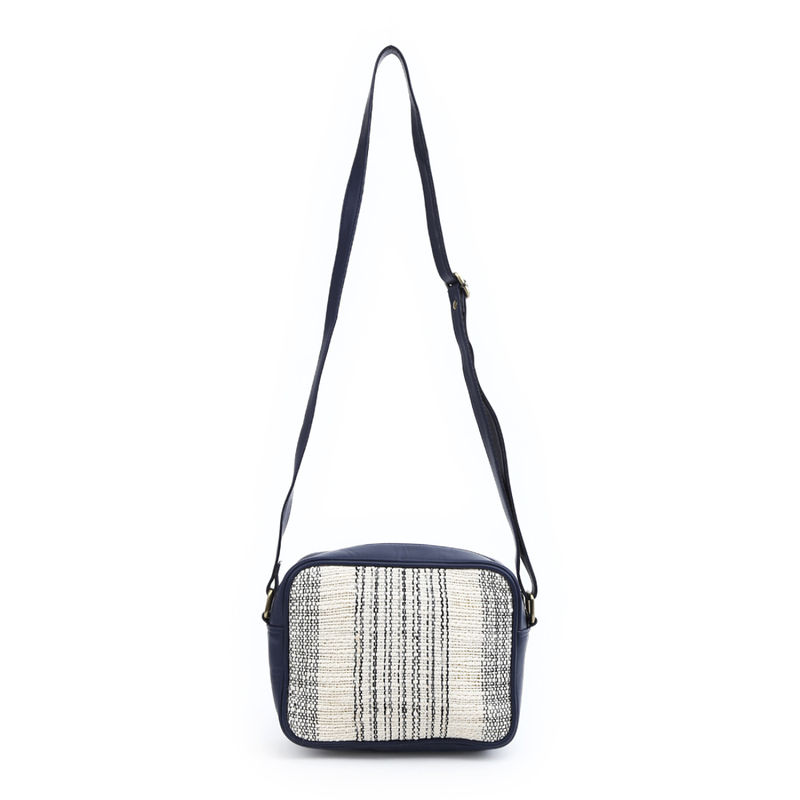 Buy The Purple Sack Navy Blue Subtle Basic Sling Bag Online